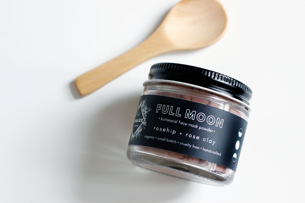FULL MOON Rose Botanical Face Mask – Lunalux Botanicals