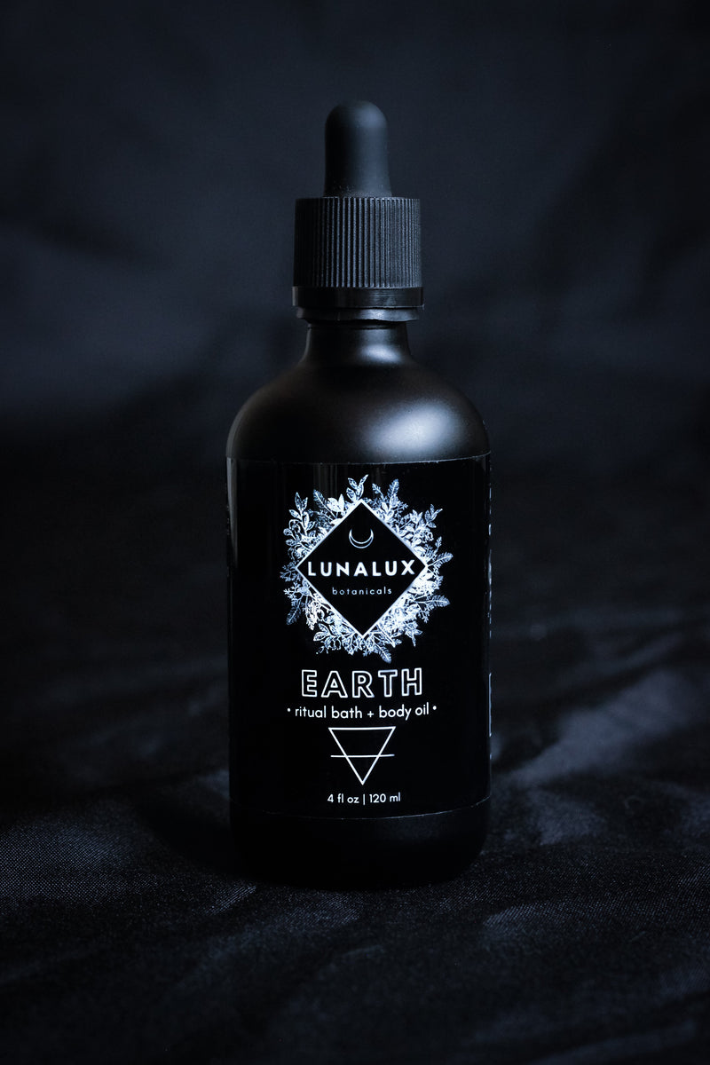 EARTH // Bath + Body Oil – Lunalux Botanicals